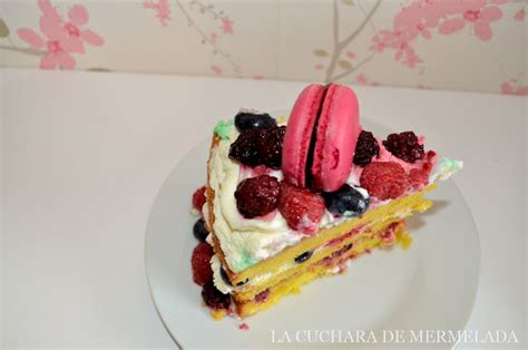 La Cuchara De Mermelada Tarta Naked Cake De Frutos Del Bosque Con