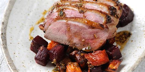 Duck Breast Recipe With Beetroot Sweet Potato Great British Chefs