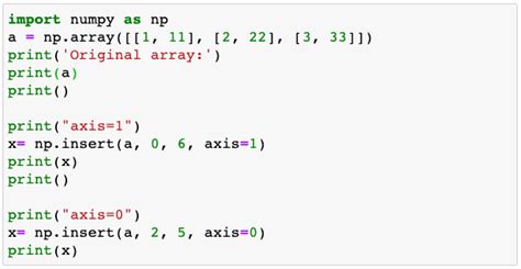 sert python prepend element to numpy array with axis parameter by panjeh medium