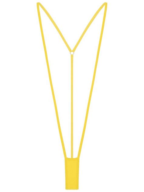 FEESHOW Womens Sling Shot Bikini Topless G String Thongs Extreme