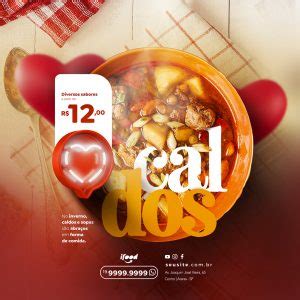 Diversos Sabores A Partir De 12 00 Caldos E Sopas Social Media PSD