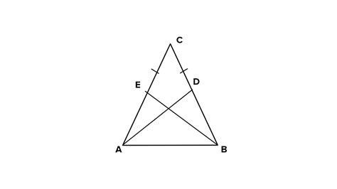 ABC Is An Isosceles Triangle In Which AC BC AD AndBE Are
