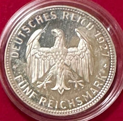 Germany Weimar Republic 5 Reichsmark 1927 F University Catawiki