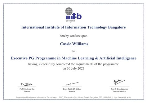 machine learning and artificial intelligence from iiit b upgrad
