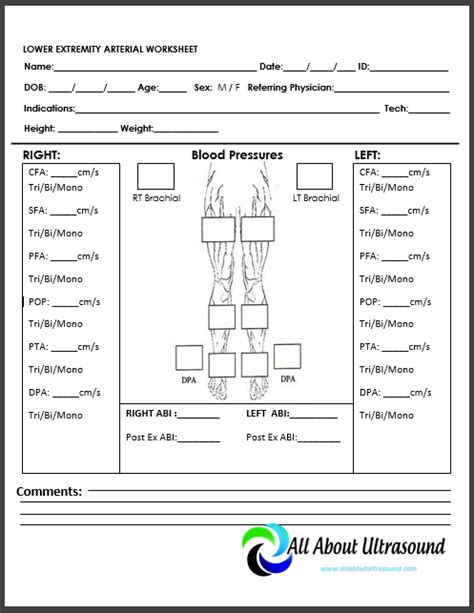 Lower Extremity Arterial Doppler Report