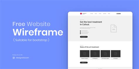 Free Website Wireframe Figma