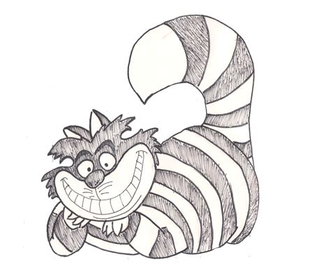 Gato De Alicia En El Pais De Las Maravilla Calcar Disney Characters