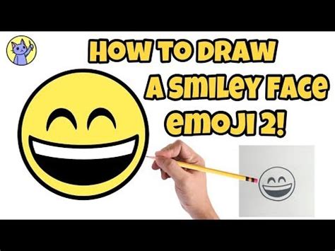 How To Draw A Smiley Face Emoji Step By Step YouTube