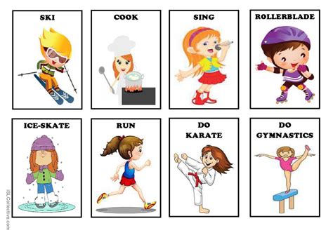Action Verbs Flash Cards Set V English Esl Worksheets Pdf Doc