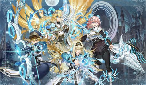 Safebooru Absurdres Blonde Hair Blue Eyes Border Bow Weapon Building Cathedral Duel Monster