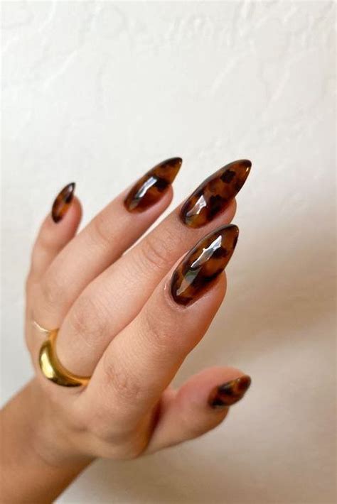 Tortoise Shell Nails Old Money Nail Ideas In 2024 Hair And Nails