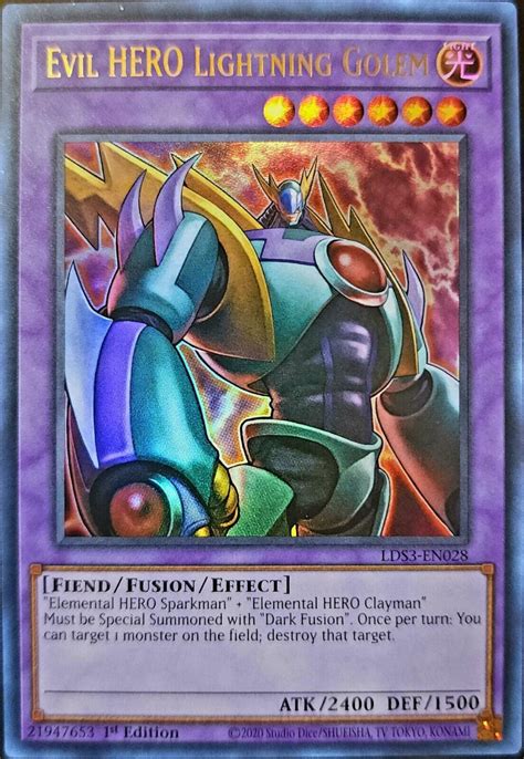 Evil Hero Lightning Golem Lds En Ebay