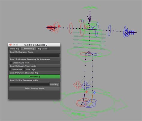 Rapid Rig Advanced Auto Rig For Maya Character Scripts Plugins