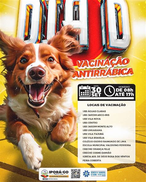 Vacinação Antirrábica Prefeitura Municipal de Iporá