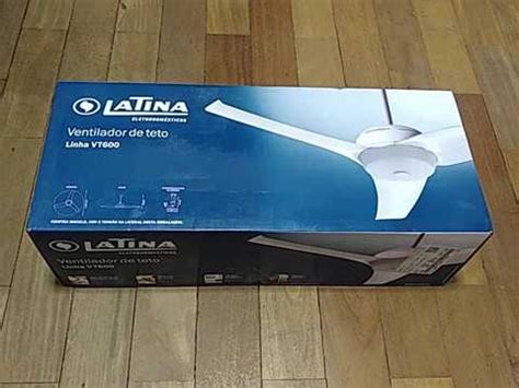 Como Instalar Um Ventilador De Teto Latina Linha VT600 Controle