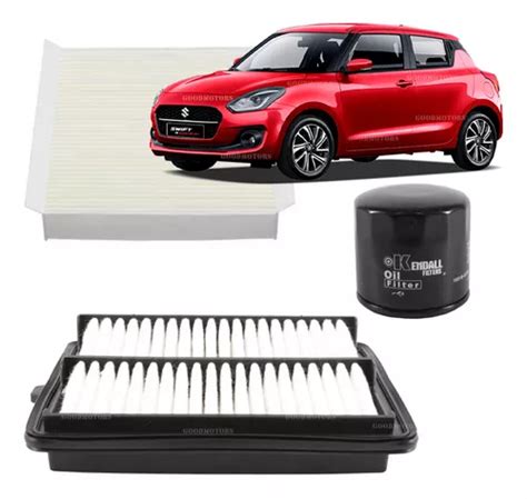 Kit Filtros Aire Polen F Aceite Suzuki Swift 1 0 2017 2021 Cuotas Sin