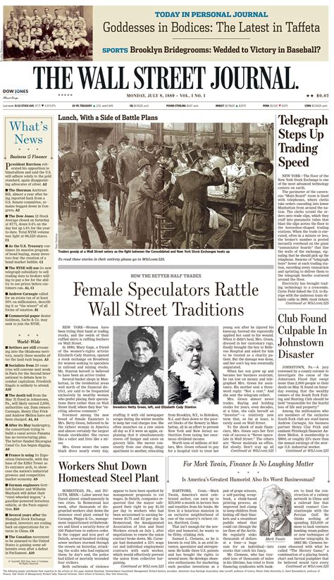 The Wall Street Journal Editorial Calendar Willa Julianne