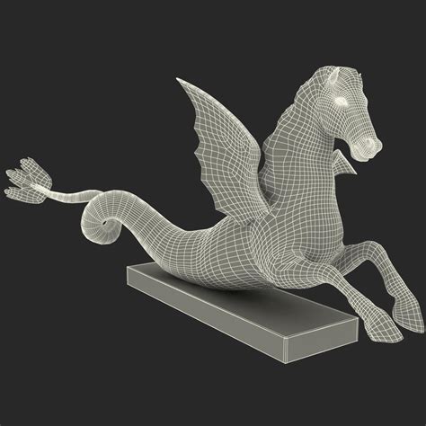 海马雕像 3D模型 79 3ds c4d lwo ma obj max Free3D