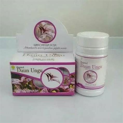 Jual Kapsul Ekstrak Daun Ungu Ash Shihhah Herbal Original Shopee