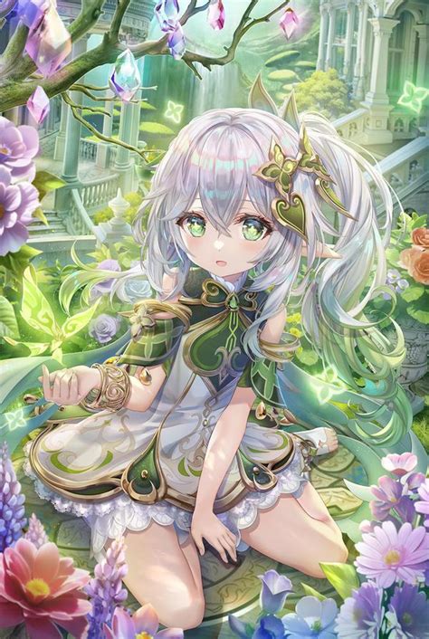 呲溜呲溜 小草神的腿真白呀 原神纳西妲 草神高清壁纸特辑 知乎