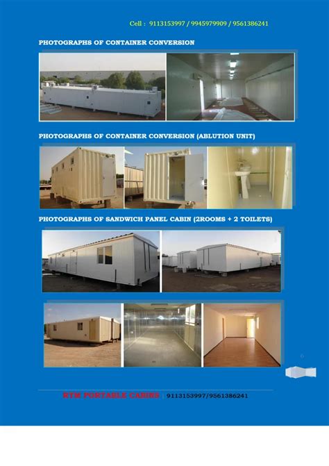 Gi Portable Site Office Cabin At Rs 950 Sq Ft Galvanised Iron