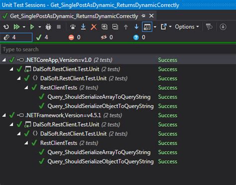 Visual Studio Running NUnit Tests In NET Core With ReSharper Stack