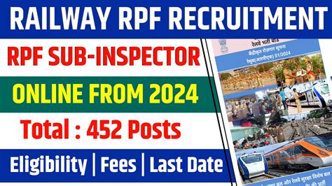 Railway Rpf Sub Inspector Si Online From