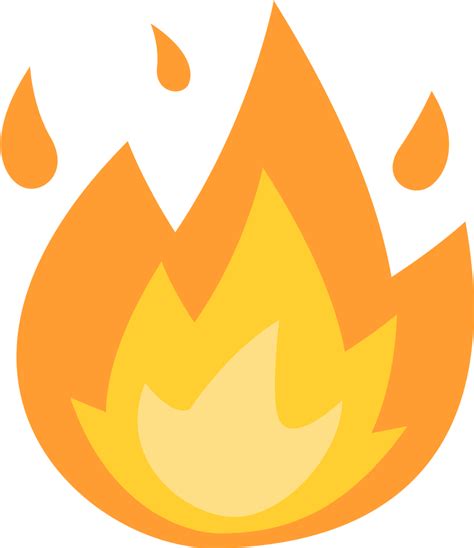 Flame Emoji Png Lit Fire Emoji Png Transparent Png Vhv Images And