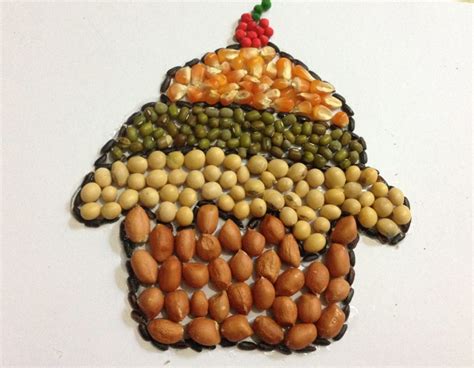 Kreasi Kolase Dari Biji Bijian AMuslima