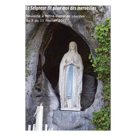 Neuvaine à Notre Dame de Lourdes du 3 au 11 février 2017