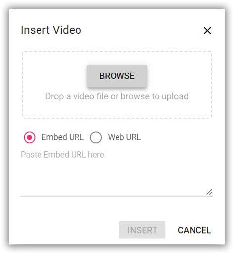 Video In Vue Rich Text Editor Component Syncfusion