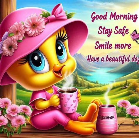 Pin By Momma Dmaz On Tweety In 2024 Good Morning Cartoon Cute Good
