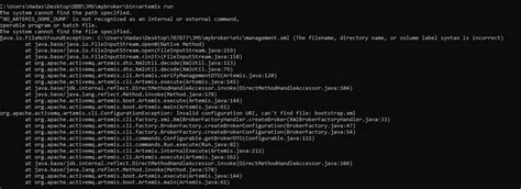 Jms Cannot Run ActiveMQ Artemis Broker Stack Overflow