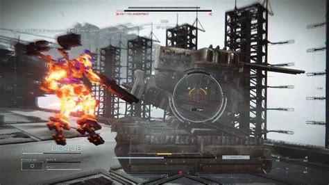 Armored Core Vi Operation Wall Climber Boss Fight Youtube