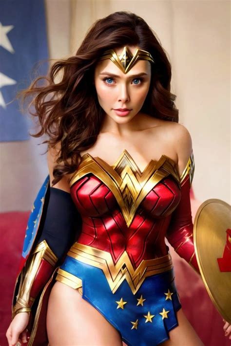 Ia Muestra C Mo Se Ver A Elizabeth Olsen Como Wonder Woman Del Dcu