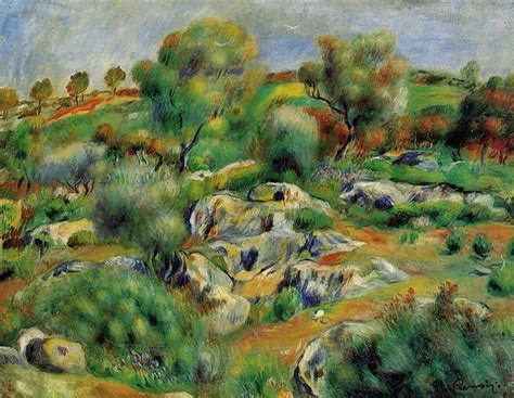 Breton Landscape 1893 Pierre Auguste Renoir WikiArt Org
