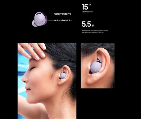 Buy The Samsung Galaxy Buds2 Pro True Wireless Noise Cancelling In Ear