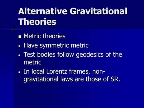 ppt parameterized newtonian theory powerpoint presentation free download id 3356717