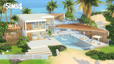 Sulani Beach Villa No Ccsims Stop Motion Build Sims House