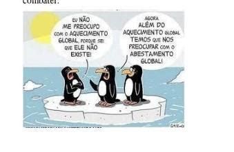 5 Observe a charge abaixo e explique a situação que estamos