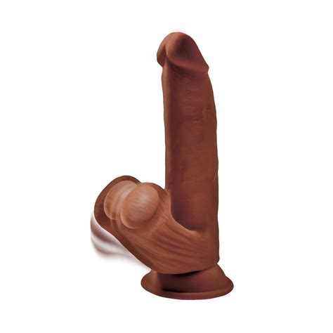 King Cock Plus Triple Density Cock With Swinging Balls Dildo