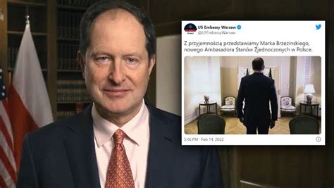 Ambasador USA Mark Brzezinski z przesłaniem do Polaków Wiadomości