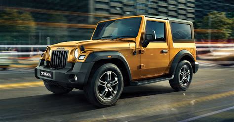 Mahindra S Wrangler Knockoff Thar Is Now Available In Rwd From K In