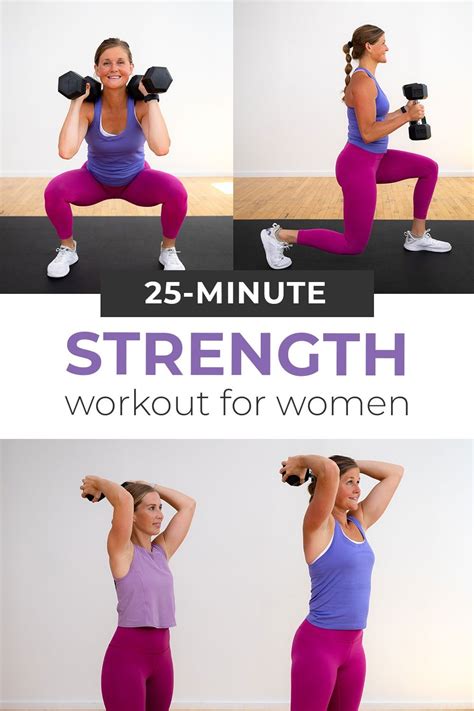25 Minute Dumbbell Workout For Beginners Nourish Move Love