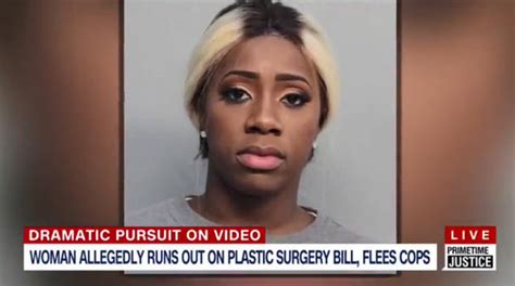 Gave No F Cks Half Naked Woman Runs Out On Plastic Surgery Bill