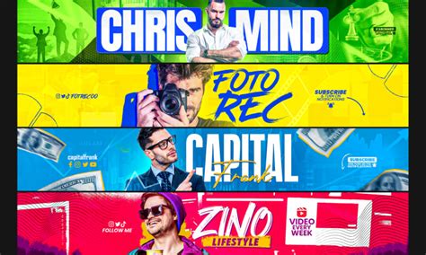 Design An Eye Catching Youtube Banner And Logo By Azerocrea Fiverr