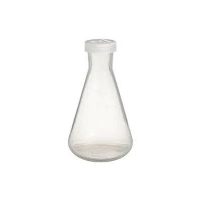 MATRAZ ERLENMEYER DE POLIMETILPENTANO 500ML GRADUADO C TAPON DE ROSCA