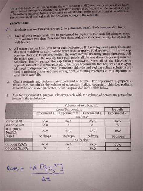 solved chemical kinetics initial reactant concentrations