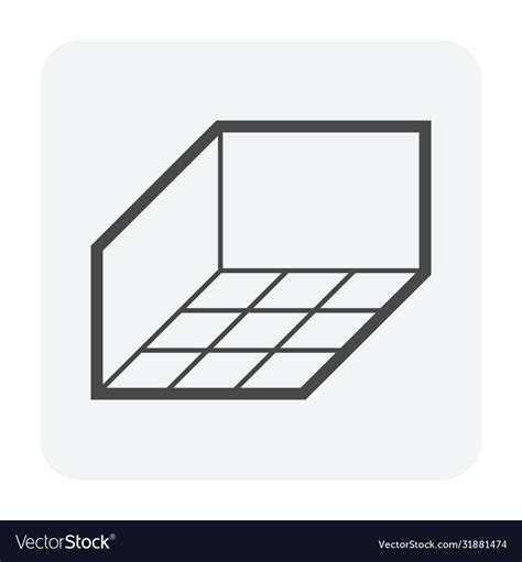 Tile Floor Icon Royalty Free Vector Image VectorStock