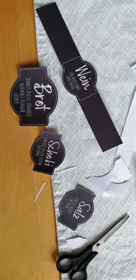 Etiketten Brot Salz Wein Schoki Einzugsgeschenk Etsy Norway